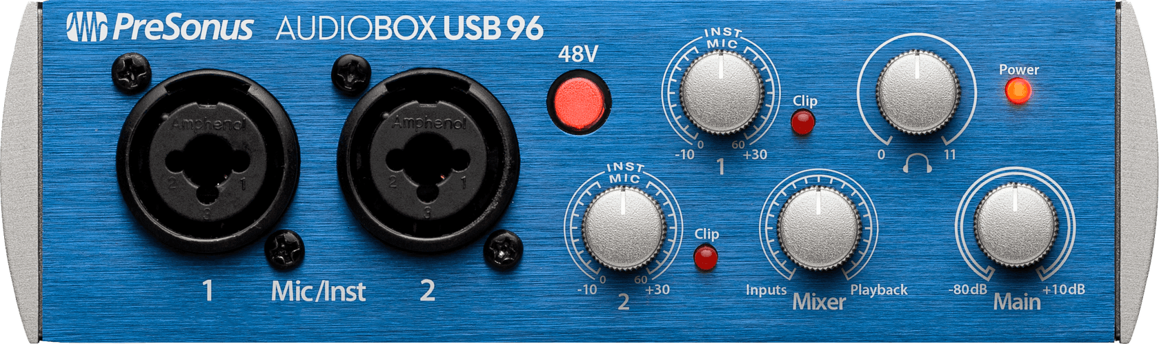 AudioBox® USB® 96, Blue – PreSonus