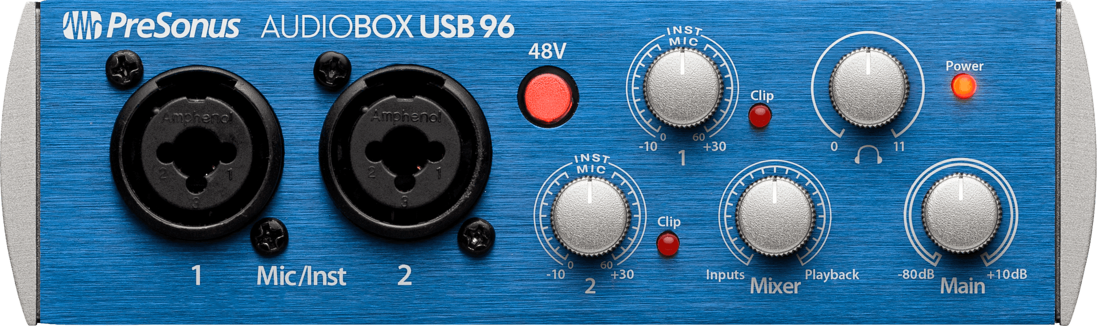 AudioBox® USB® 96, Blue – PreSonus
