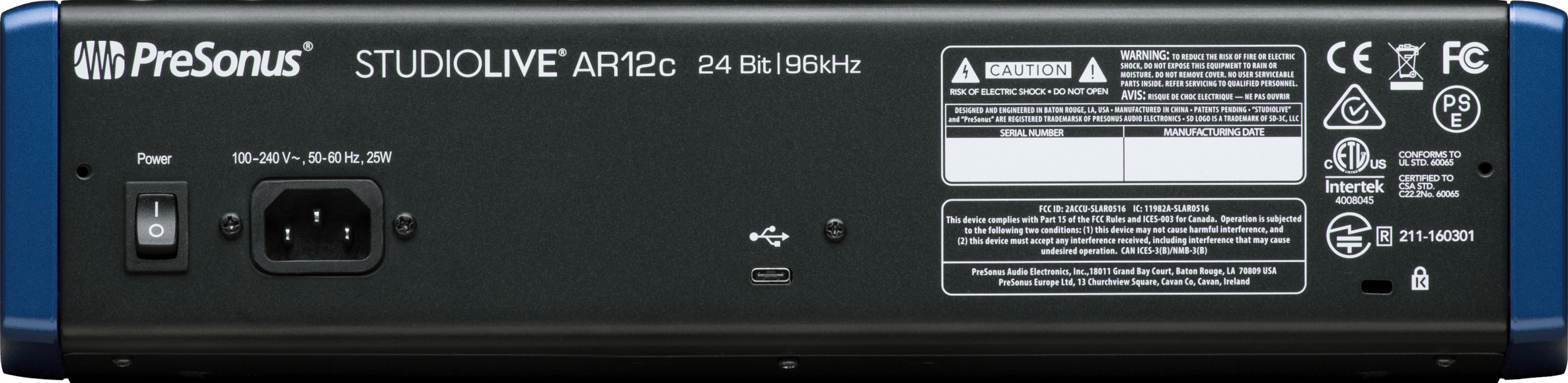StudioLive® AR12c Analog Mixer – PreSonus