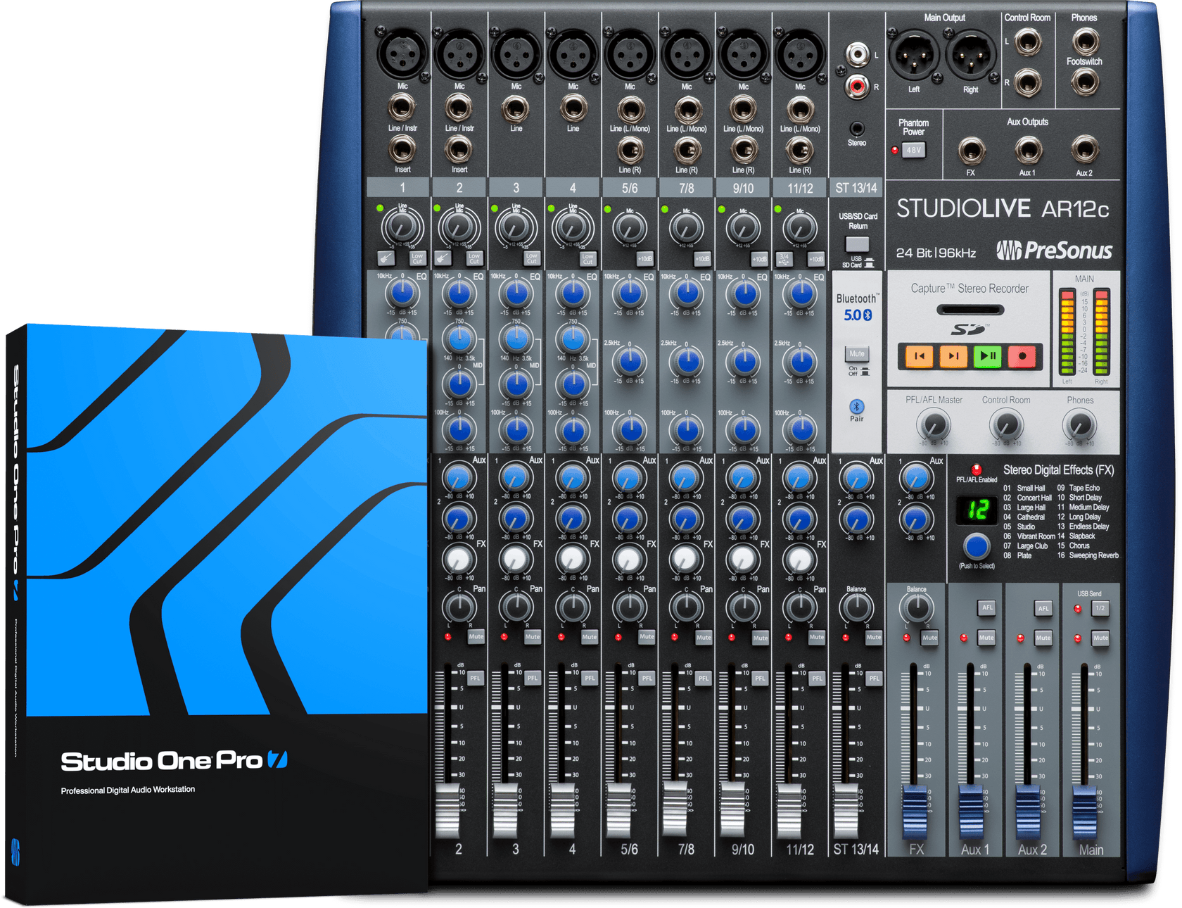 StudioLive® AR12c Analog Mixer – PreSonus