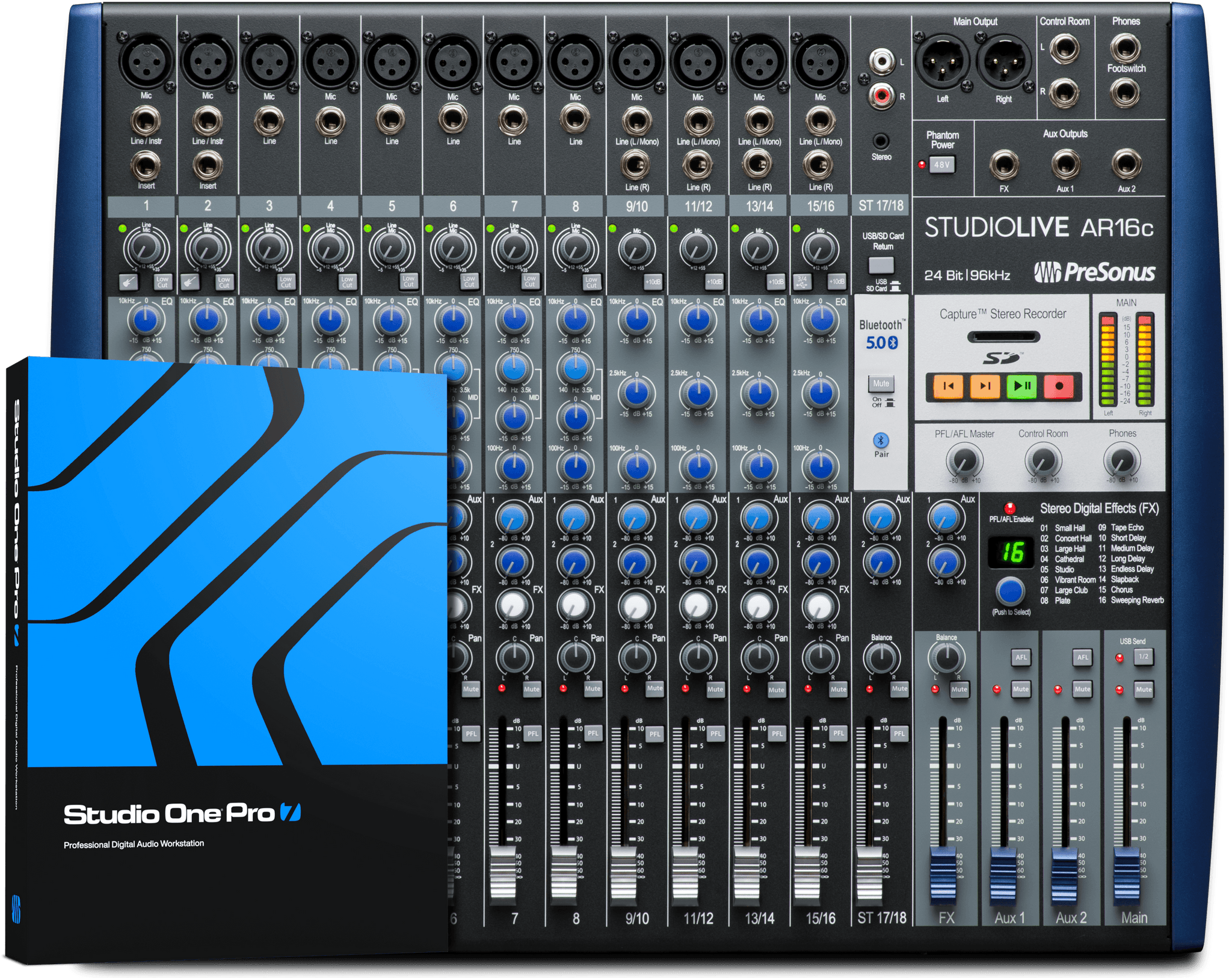 StudioLive AR16c Analog Mixer – PreSonus