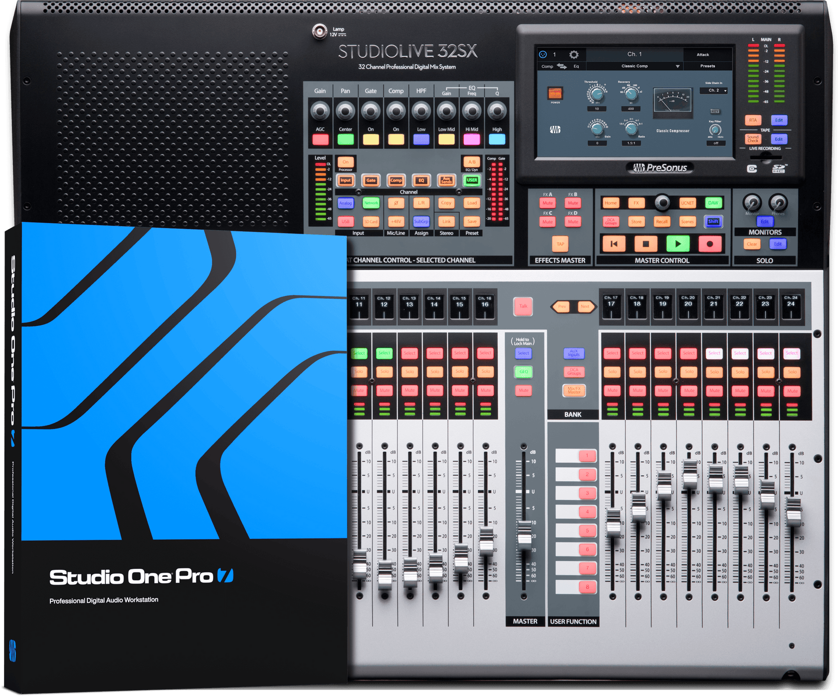 StudioLive® Series III 32SX Digital Console Mixer – PreSonus