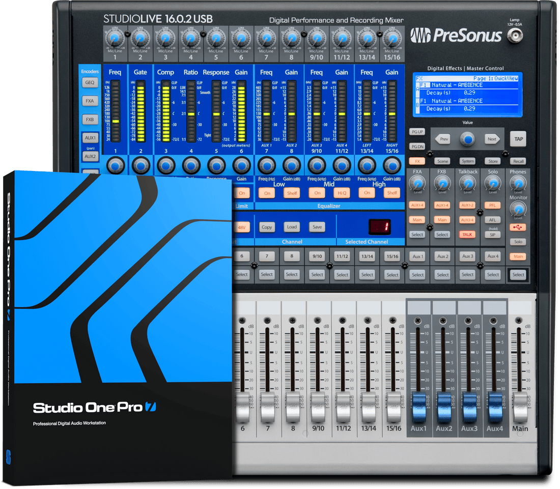 StudioLive® Classic 16.0.2 USB Digital Console Mixer – PreSonus