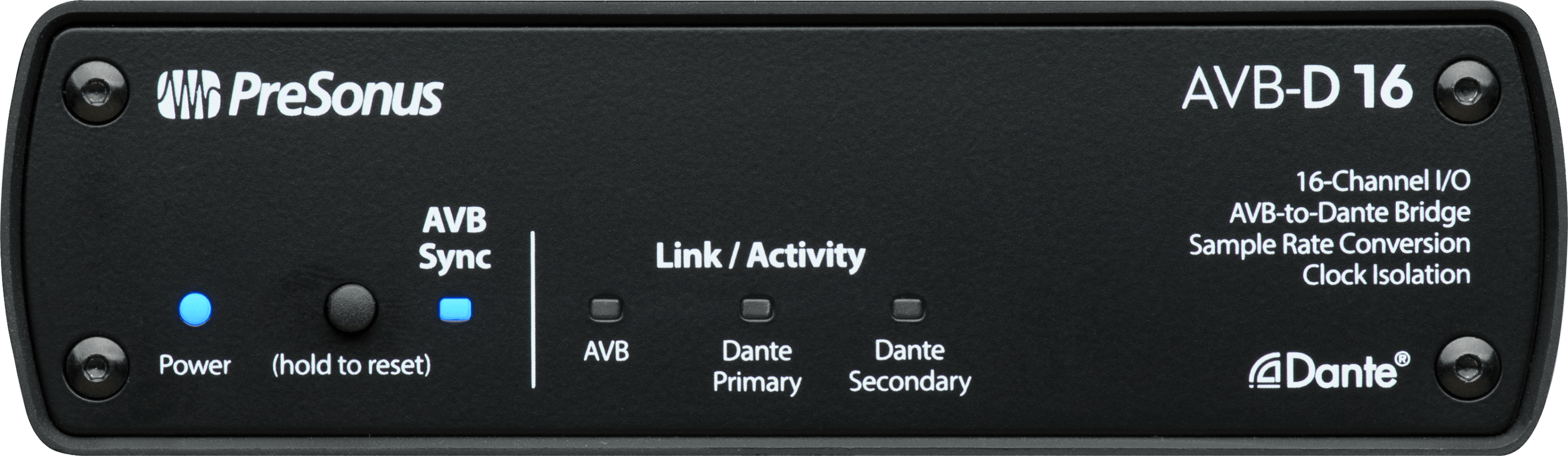 AVB-D16 16x16 AVB-to-Dante Bridge – PreSonus