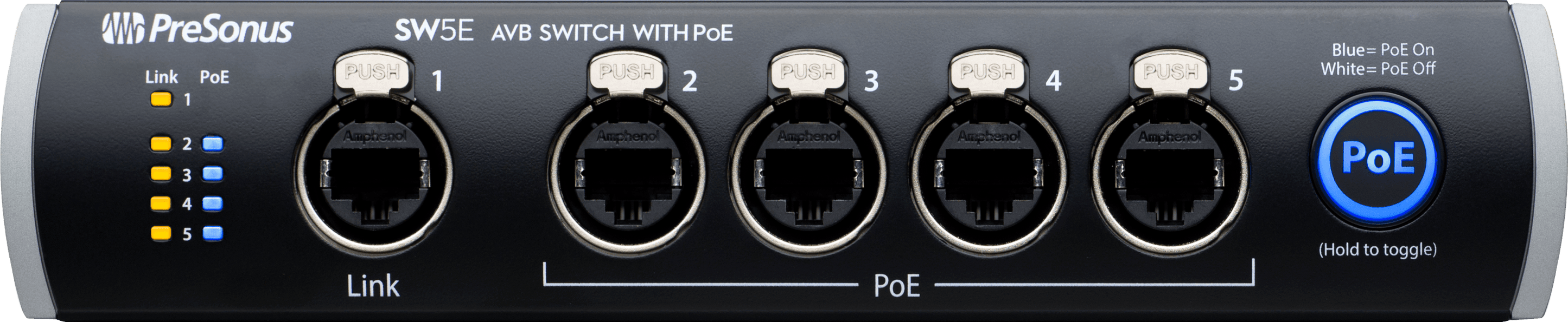 SW5E Network Switch and Bridge – PreSonus